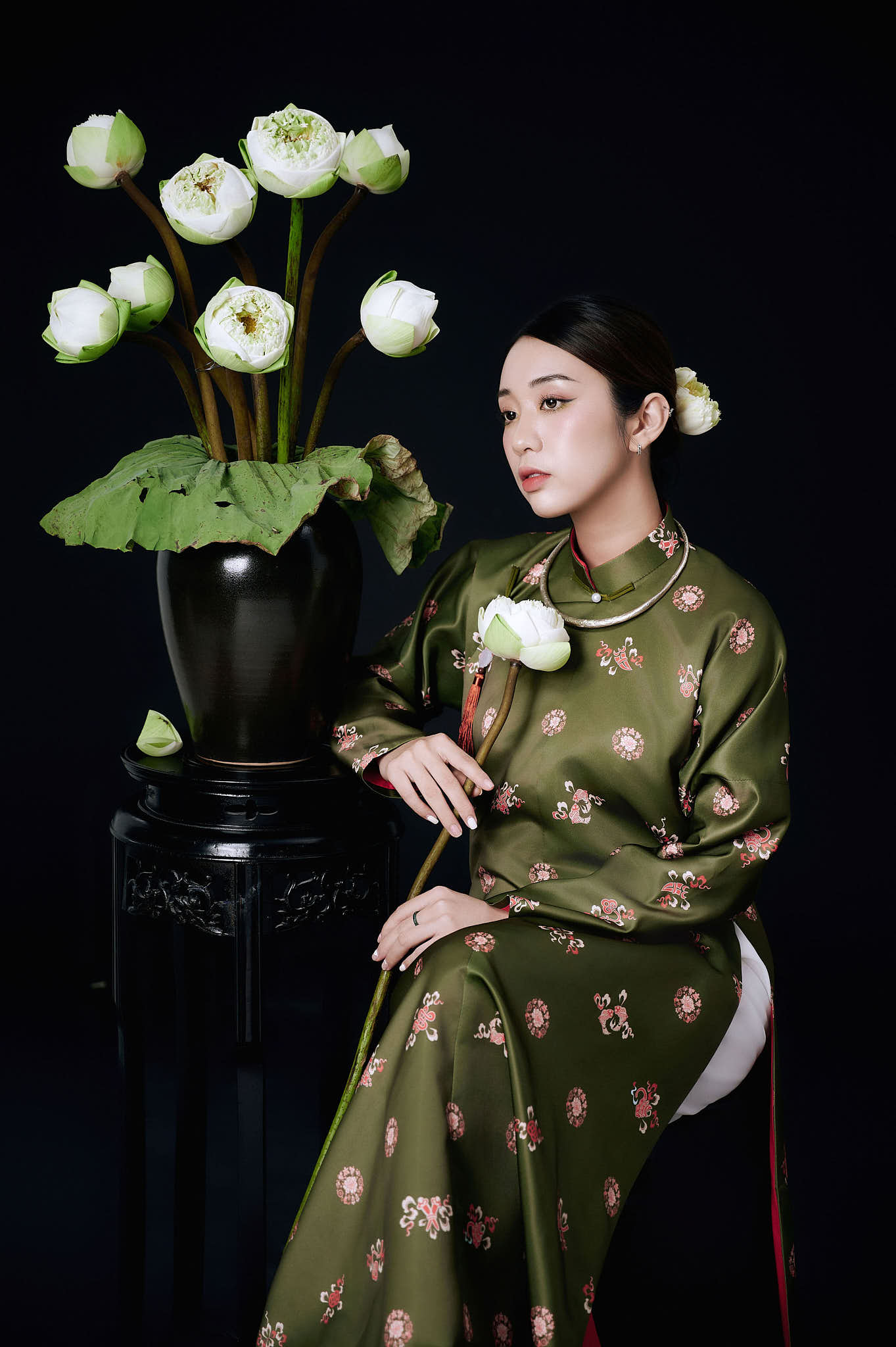 Concept áo dài sen - OneDay Creative